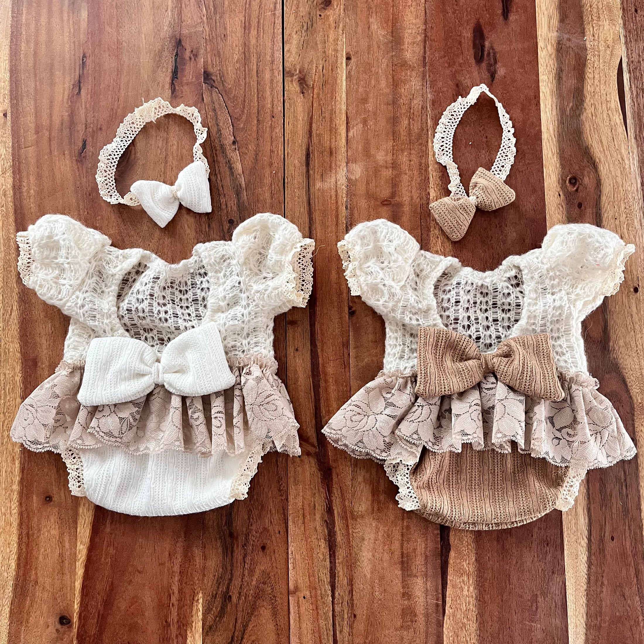 Amey cream & beige new Newborn Photography Prop make to order ...